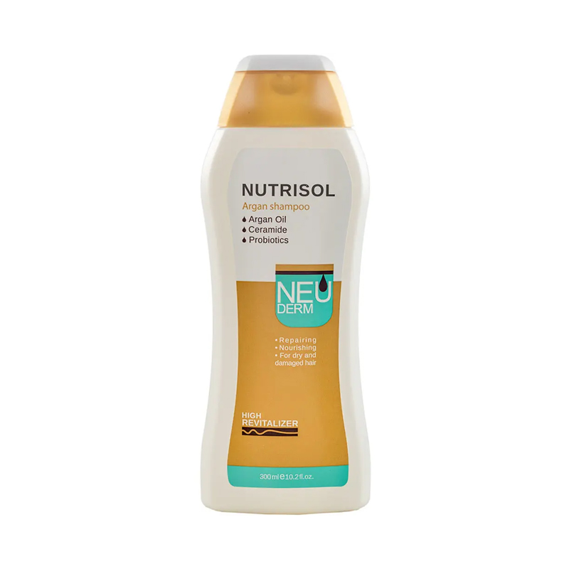 شامپو تقویتی روغن آرگان Nutrisol نئودرم 300میلی لیتر - مادمازل